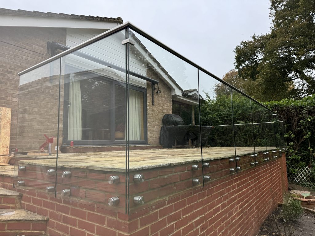 Glass Exterior Balustrades in Sittingbourne - Supplied and Installed